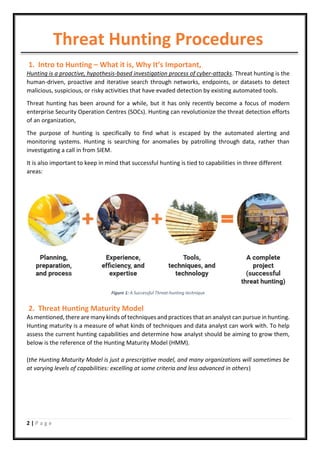 Threat Hunting Procedures and Measurement Matrice | PDF