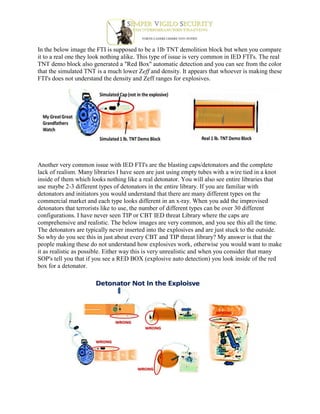 Threat image projection (TIP) and computer based training (CBT) viable ...