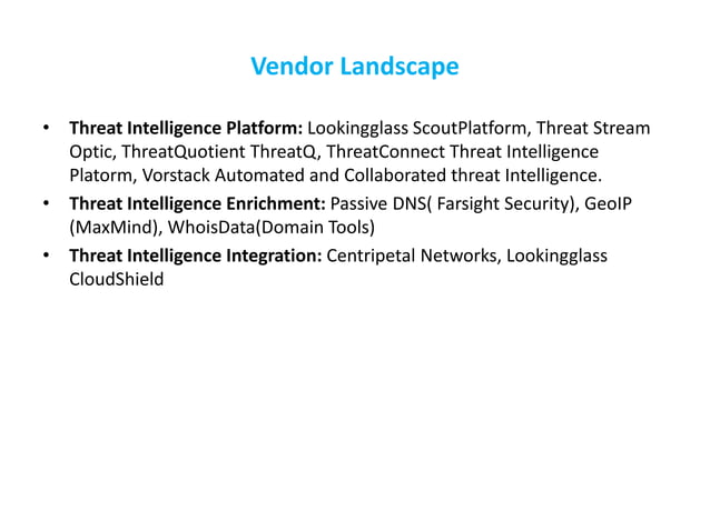Threat Intelligence Workshop Ppt