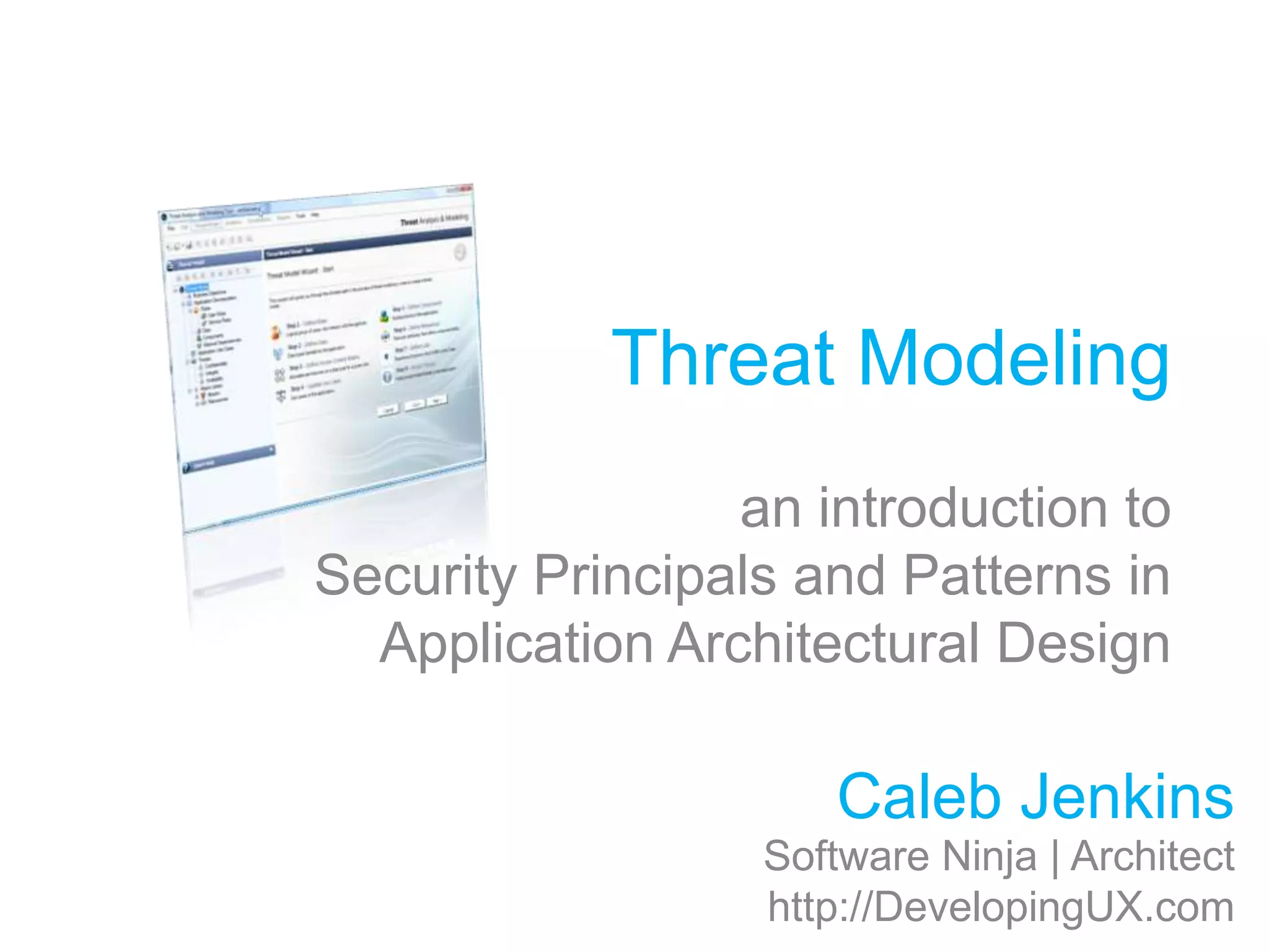Threat Modeling Writing Secure Code Ppt