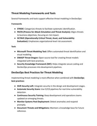 Threat Modeling for DevSecOps – How to Identify and Mitigate Security ...