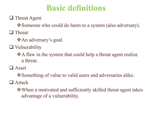 Threat modelling | PPT