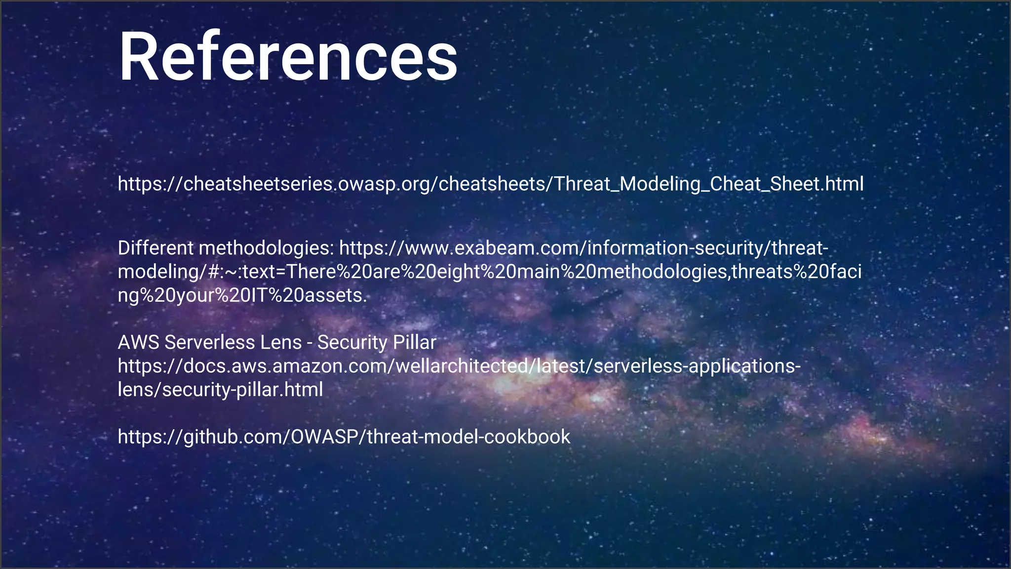Threat Modelling Serverless Apis