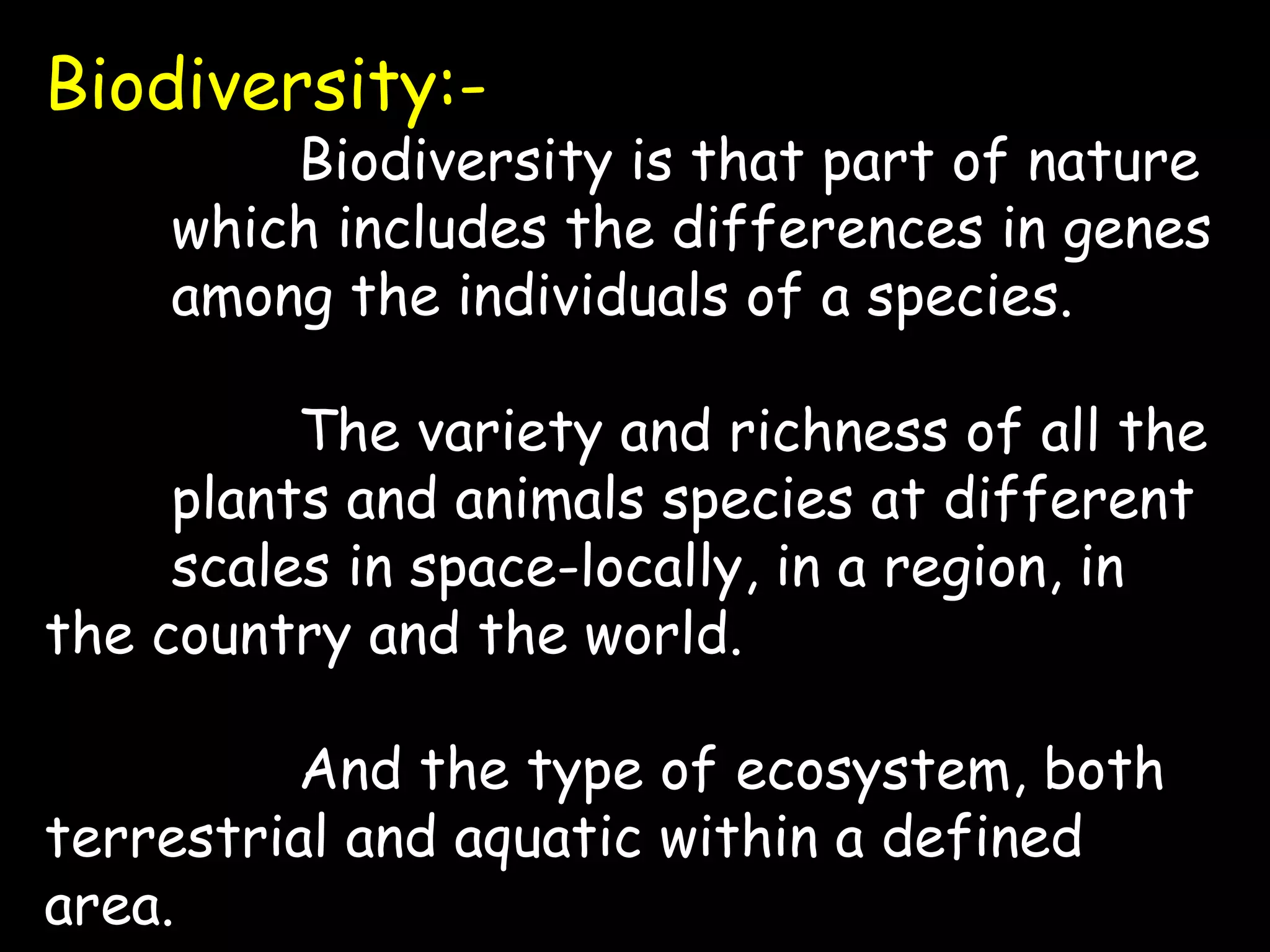 Threats to Biodiversity | PPT