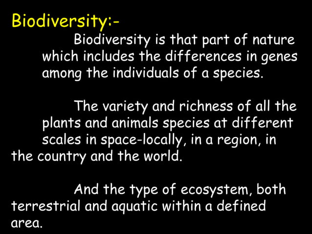 Threats to Biodiversity | PPT