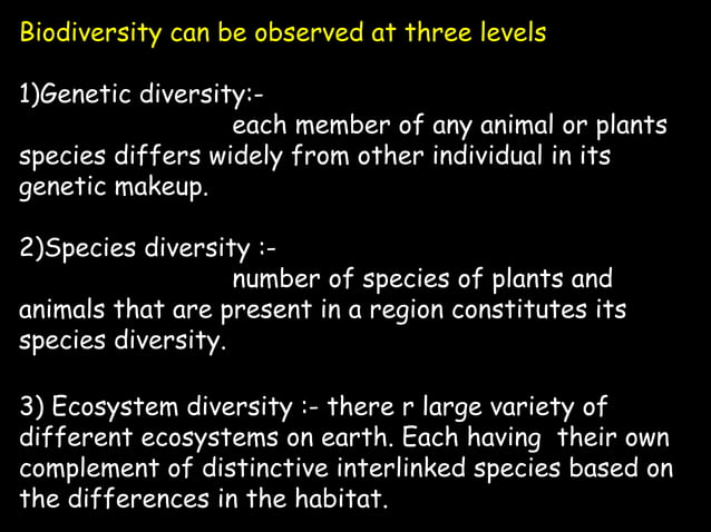Threats to Biodiversity | PPT