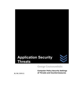 Threats and Countermeasures | PDF