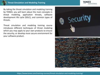 Threat Simulation and Modeling Training | PPTX