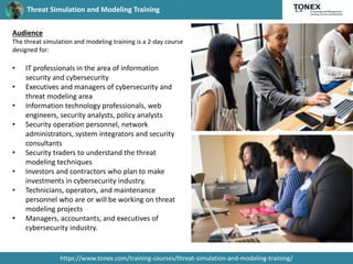 Threat Simulation and Modeling Training | PPTX