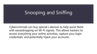 Threats of Public Wi-Fi | PPTX