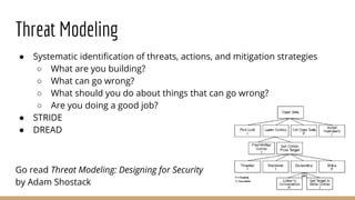 Let’s Check Let’s Encrypt: A Tool for Code-Driven Threat Modeling | PPT