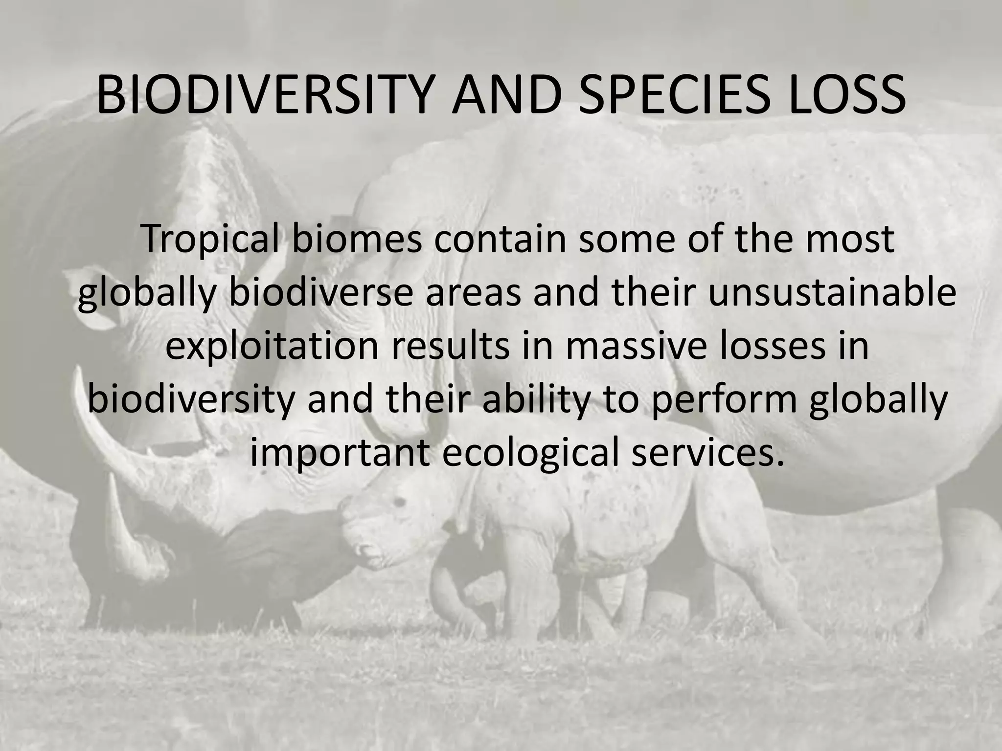 Threats to biodiversity | PPT