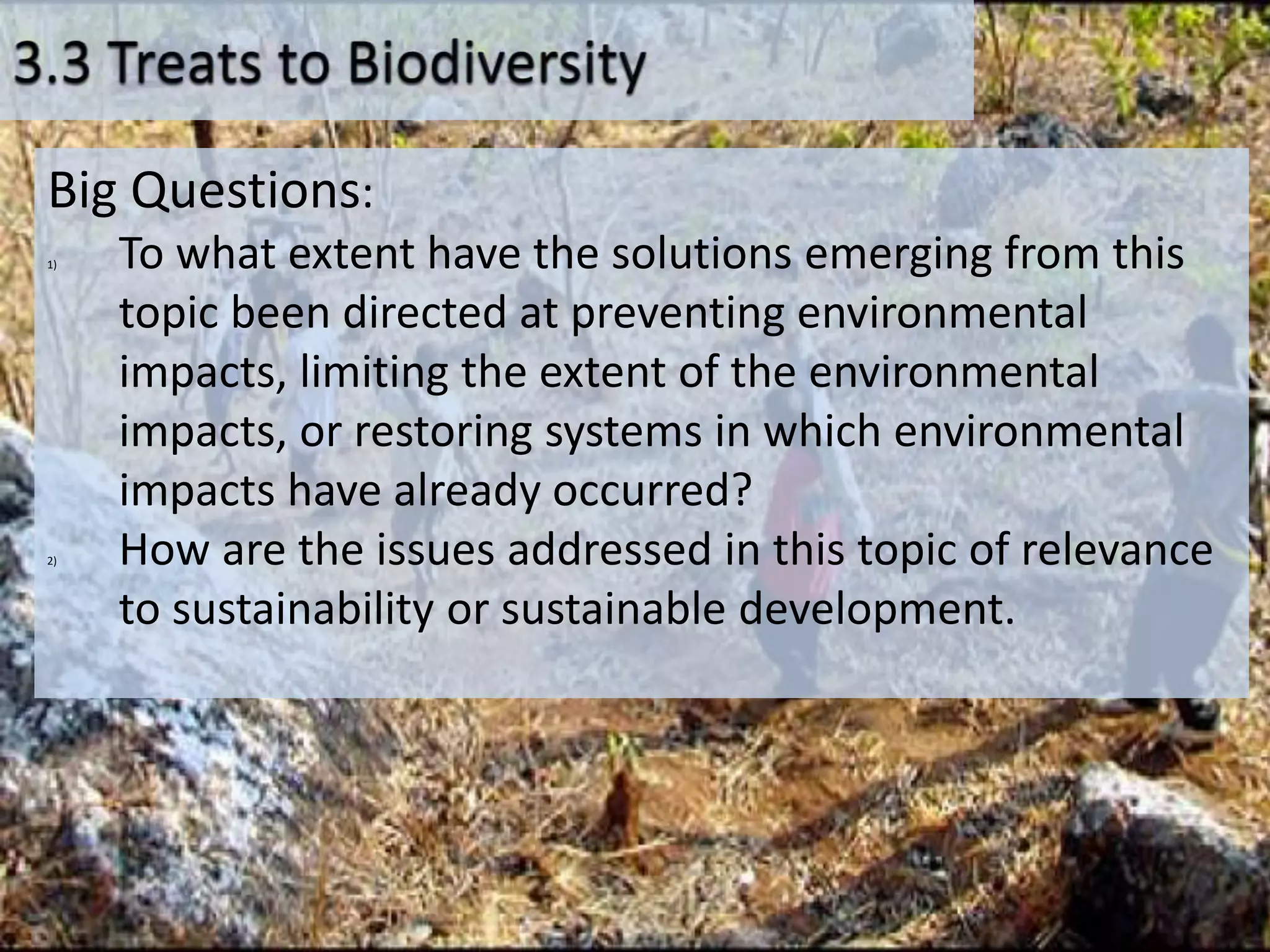 Threats to biodiversity.ppt