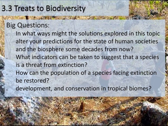 Threats to biodiversity.ppt