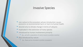 Threats to biodiversity | PPTX
