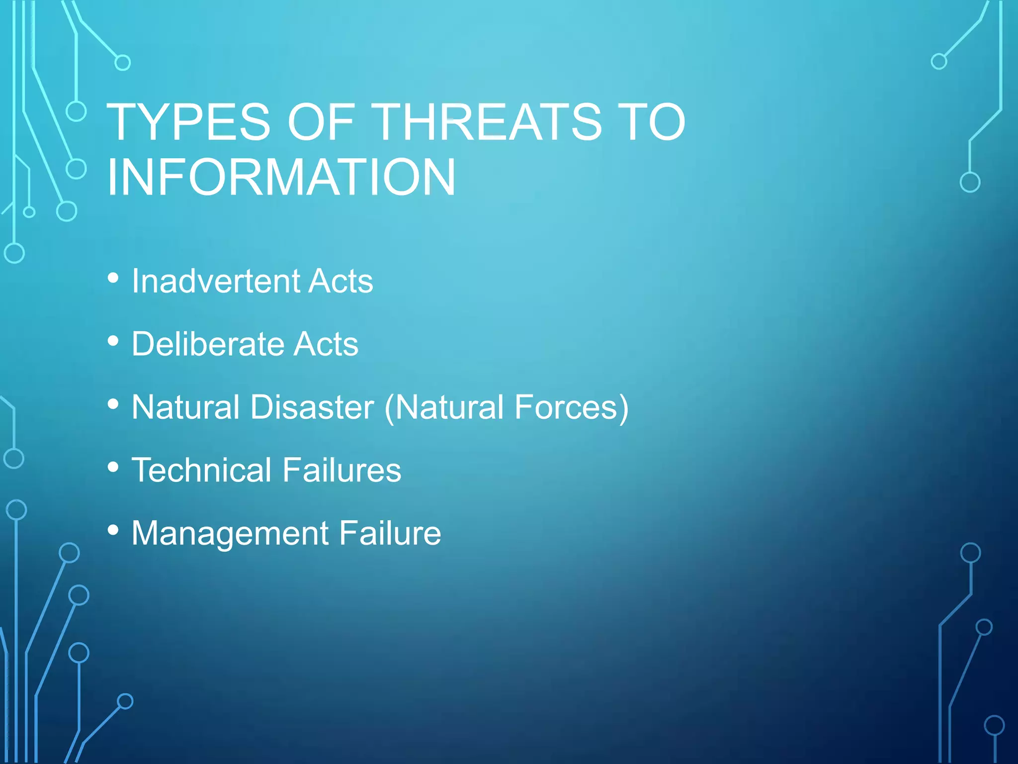 Threats to information security | PPTX