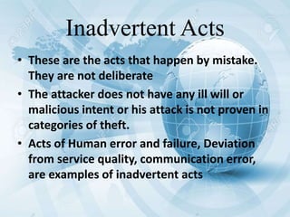 Threats to information security | PPTX