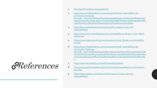 Threat vs risk vs attack vs Asset vs vulnerability | PPT