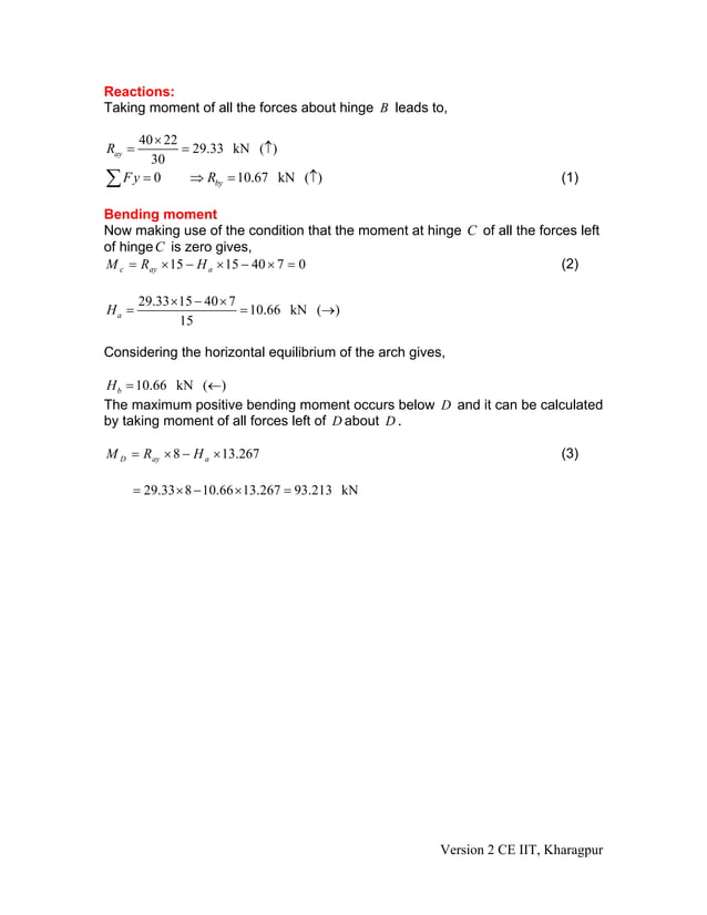 Three Hinged Arch Chemistry Science