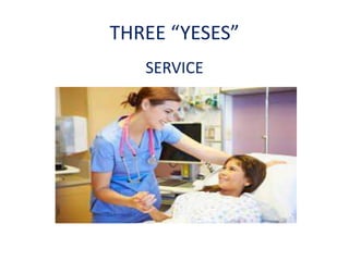 Service, Sacrifice and Satisfaction | PPTX