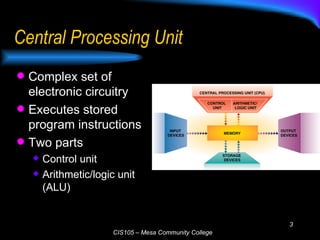 Three Central Processing Unit | PPT | Computing | Technology & Computing