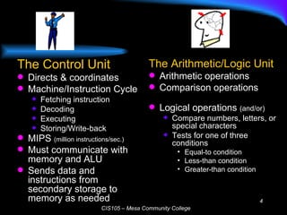 Three Central Processing Unit | PPT | Computing | Technology & Computing