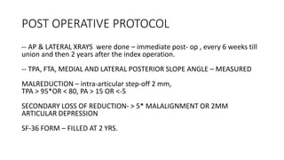 Three column fixation for complex PROXIMAL TIBIA FRACTURES | PPTX