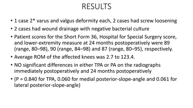 Three column fixation for complex PROXIMAL TIBIA FRACTURES | PPTX ...