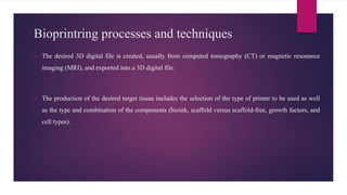 Three dimensional bioprinting in orthopaedics | PPTX