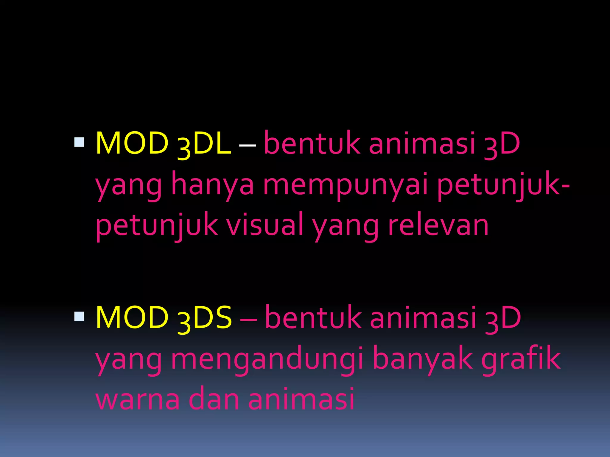 Three dimensional computer animated graphic | PPT