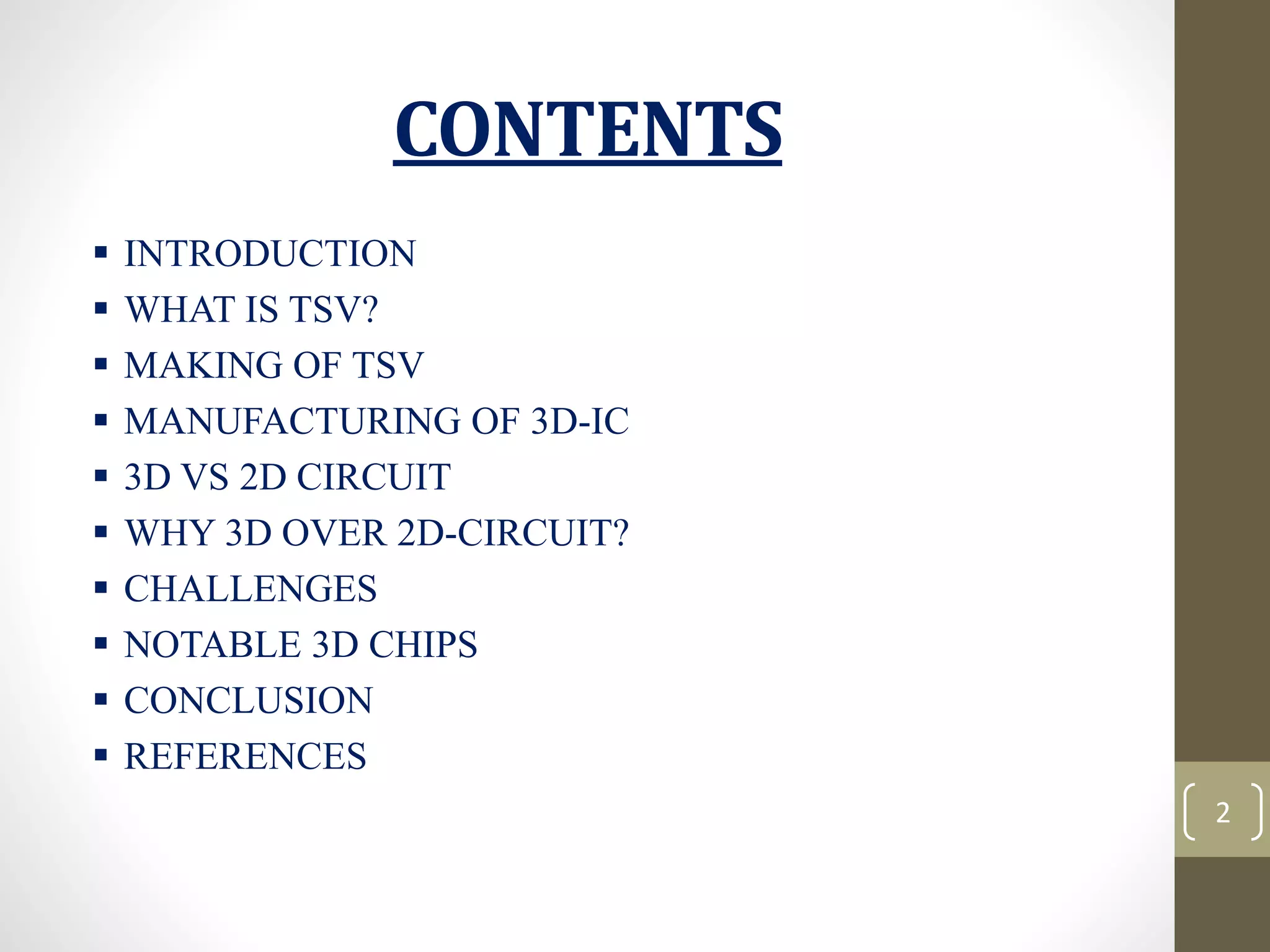 Three Dimensional Integrated Circuit Pptx