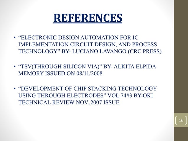 Three dimensional integrated circuit | PPTX