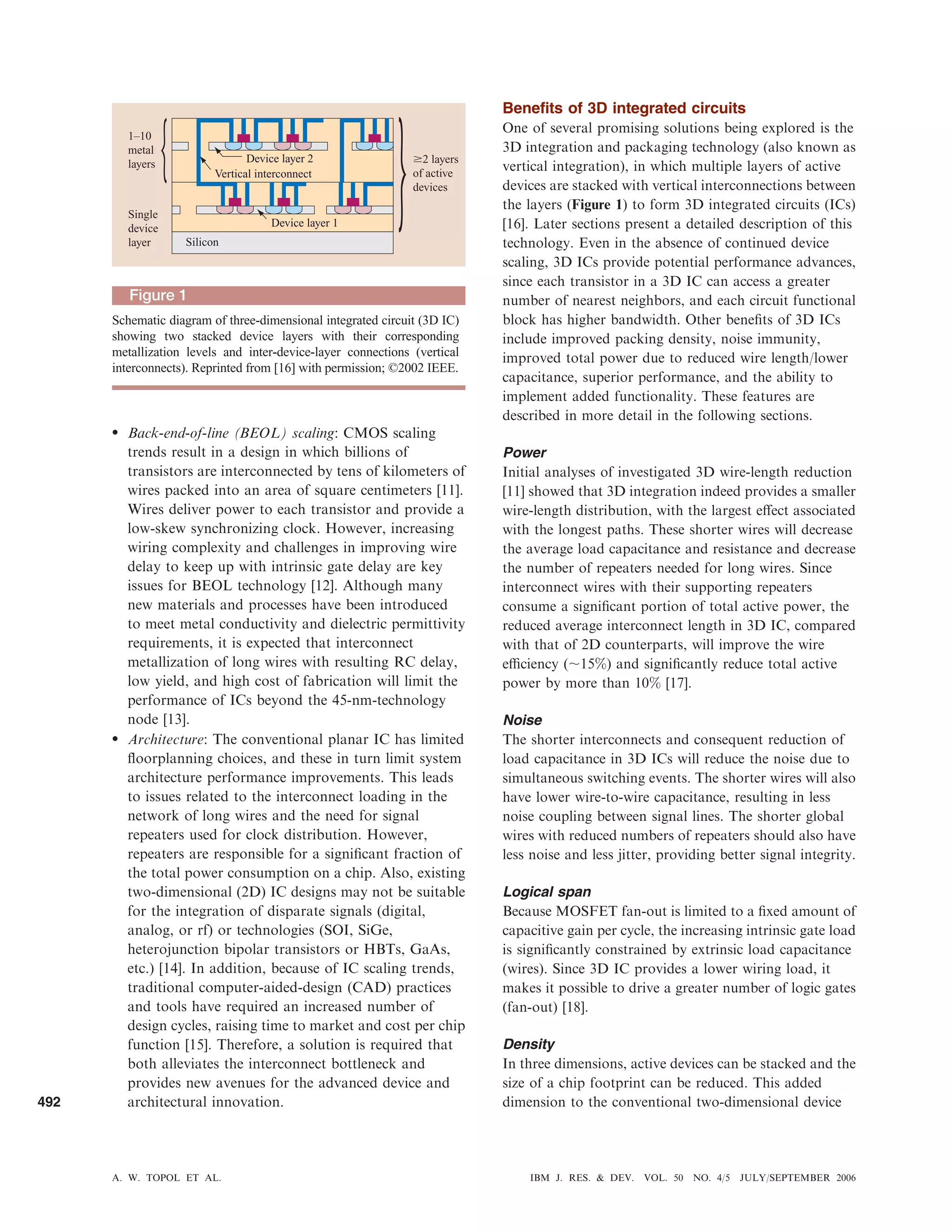 Three Dimensional Integrated Circuits 3 Pdf