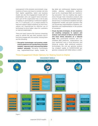 Three Engagement Models for Embracing Digital in Life Sciences | PDF