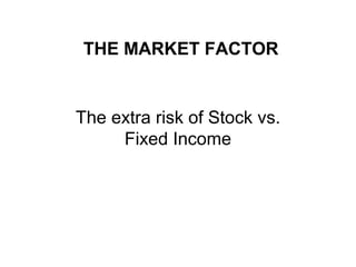 Three factor model | PPT