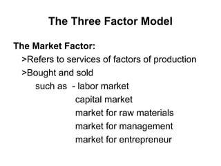 Three factor model | PPT