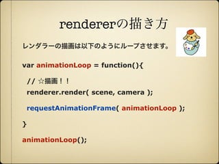 Three.jsで3D気分 | PPT
