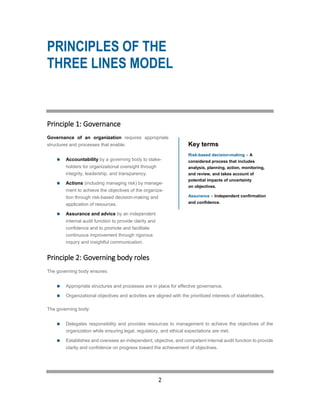 Three lines model updated, IIA update model tiga lapis pertahanan ...