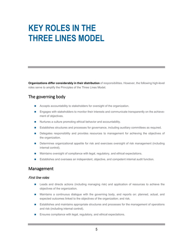 Three lines model updated, IIA update model tiga lapis pertahanan ...