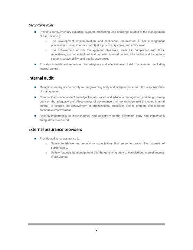 Three lines model updated, IIA update model tiga lapis pertahanan ...