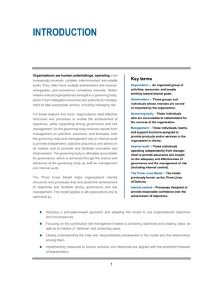 Three lines model updated, IIA update model tiga lapis pertahanan ...