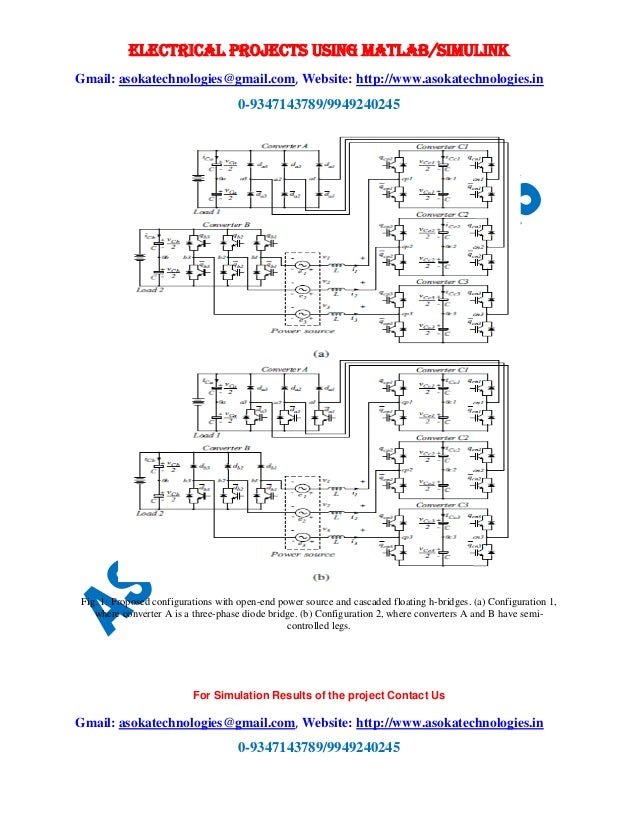 Three Phase Unidirectional Rectifiers With Open End Source And Cascad