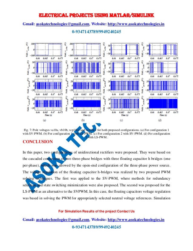 Three Phase Unidirectional Rectifiers With Open End Source And Cascad