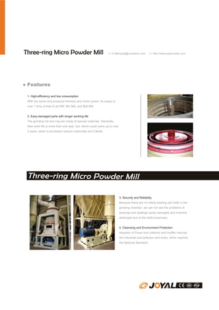 Three ring micropowdermill-s | PDF | Commodities | Economy