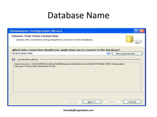 Three tier Architecture of ASP_Net | PPT | Databases | Computer Software and Applications