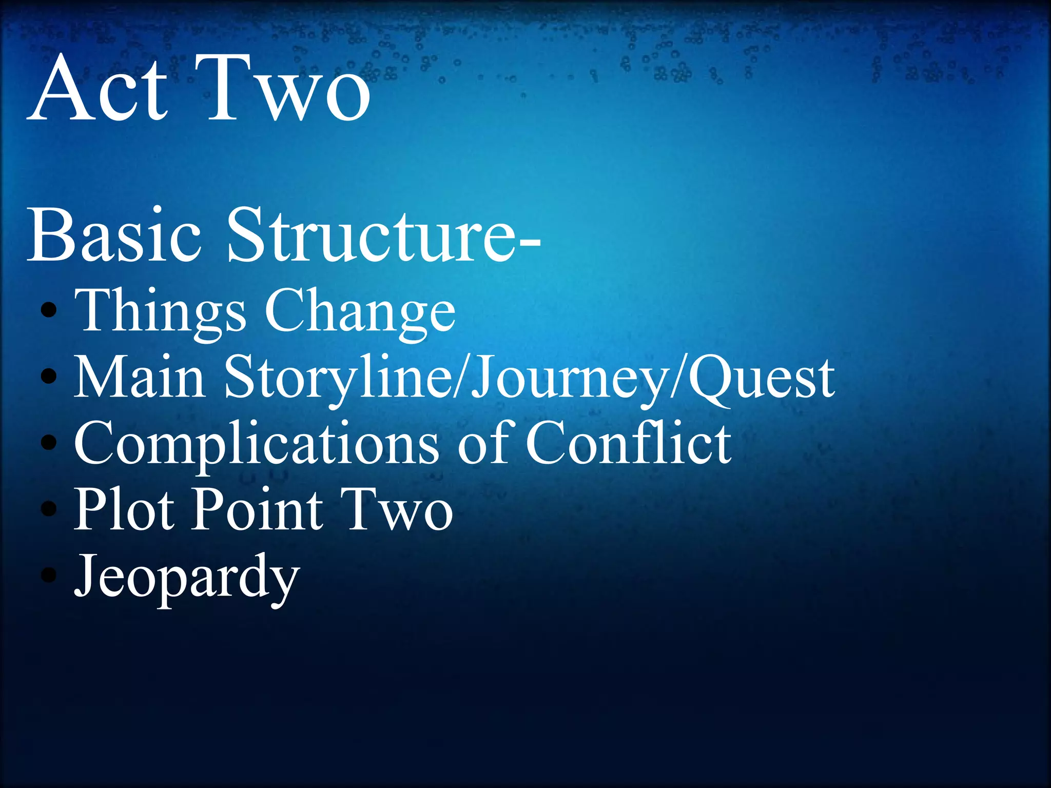 Three Act Structure | PPT
