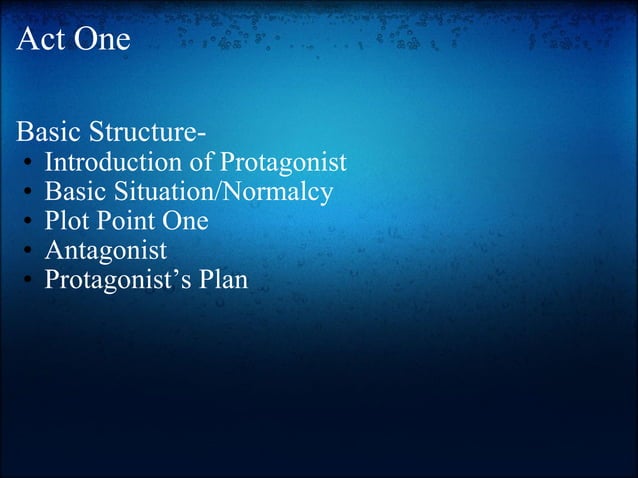 Three Act Structure | PPT