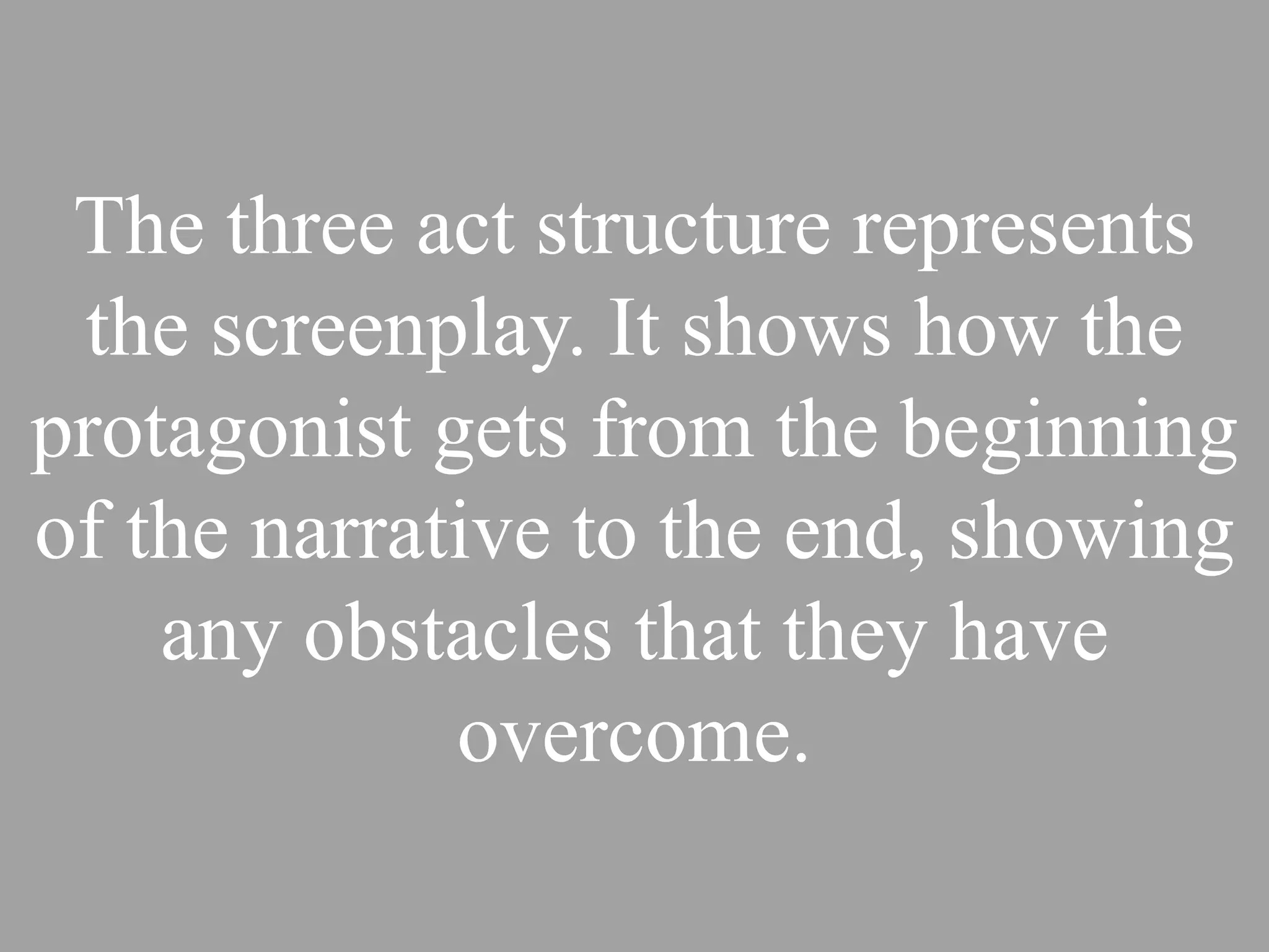 3 Act Structure | PPT