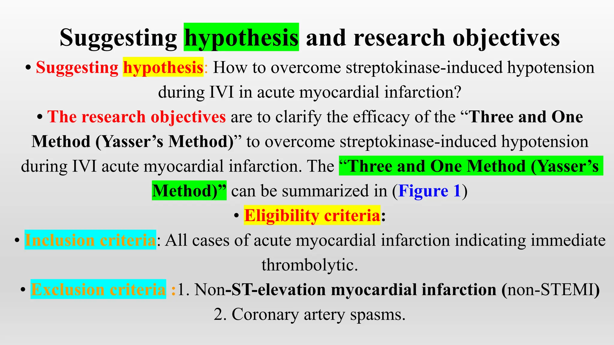 Three and One Method (Yasser’s Method) to Overcome Streptokinase ...