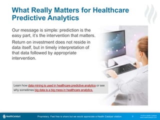 Three Approaches to Predictive Analytics in Healthcare | PPT